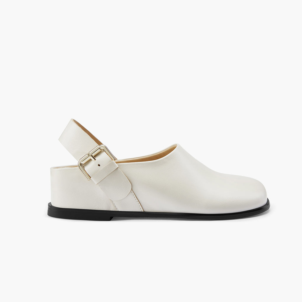 ADORO Ivory Suede Clogs by MIZCHI Pretty Small Shoes | MIZCHI Pretty ...