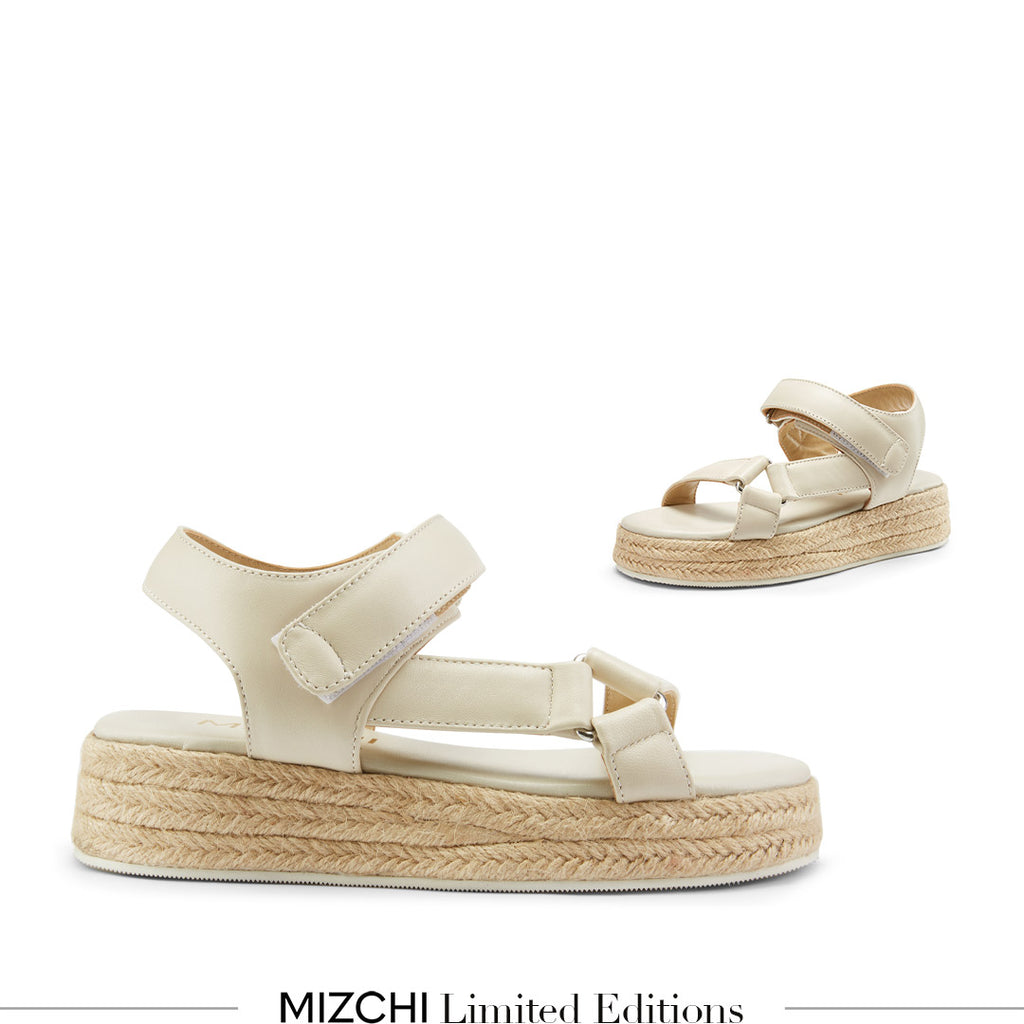 Petite Size Espadrille Flatform Sandals by MIZCHI Pretty Small Shoes