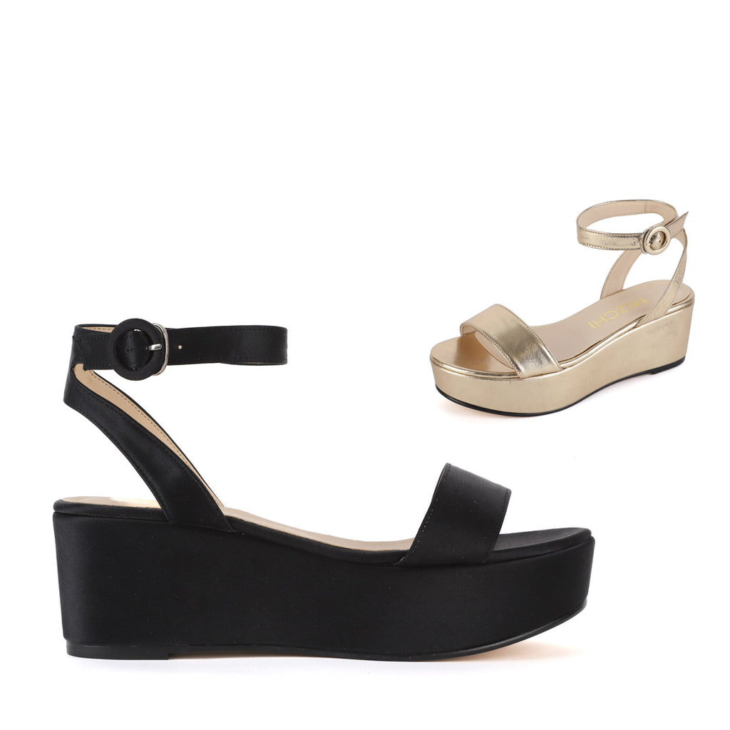Petite Size Flatform Sandals by MIZCHI Pretty Small Shoes
