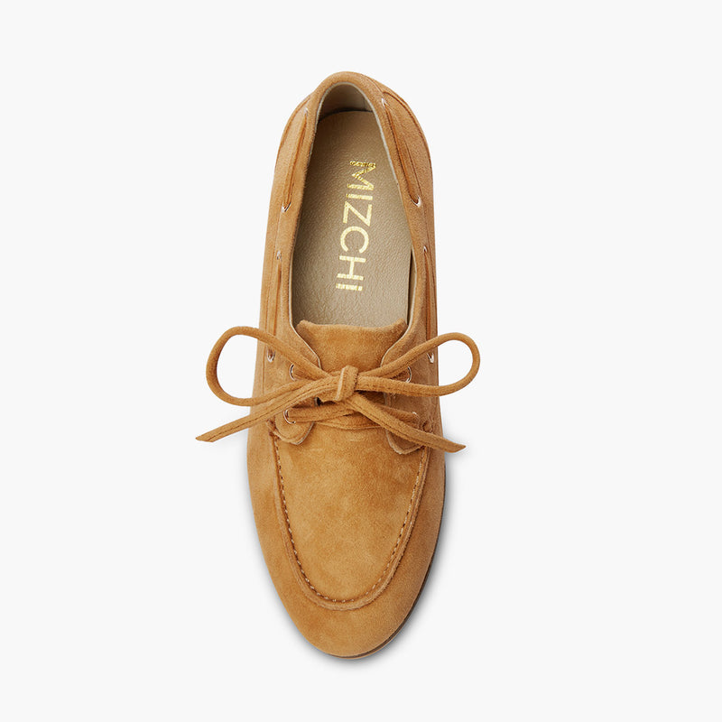 *Birdie Tan Suede - Loafers by MIZCHI Pretty Small Shoes