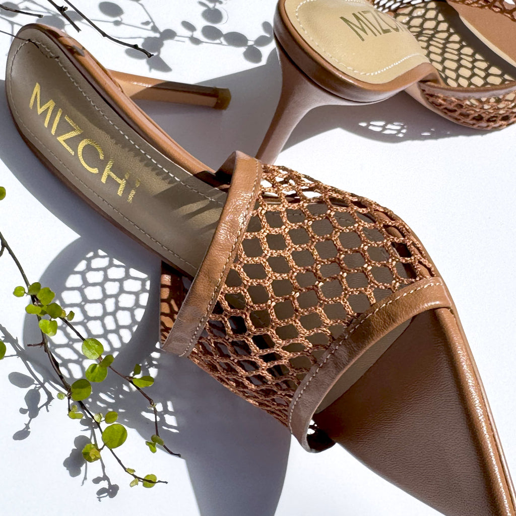 Petite Size Mesh Mules by MIZCHI Pretty Small Shoes | MIZCHI Pretty ...