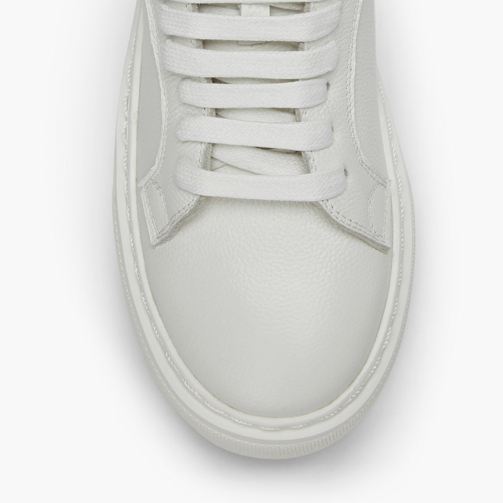 Petite Size Leather Platform Sneakers by MIZCHI Pretty Small Shoes