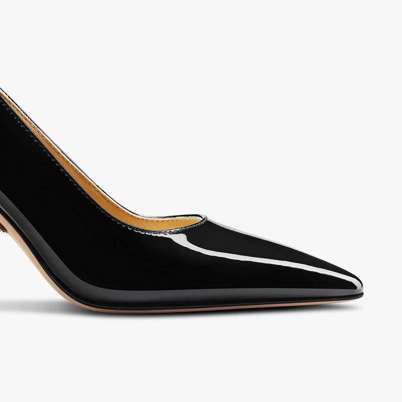 Petite Size Black Patent Classic Party Pumps by MIZCHI Pretty Small Shoes