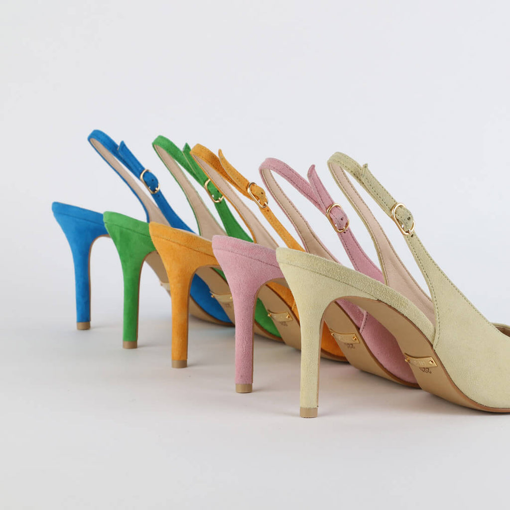 *UK size 1 - GOYA - pink, 7cm heels by MIZCHI Pretty Small Shoes