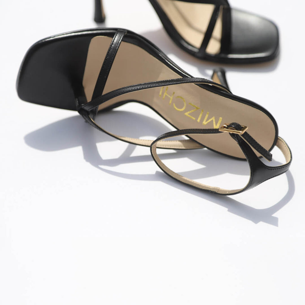 Petite Size Strappy High Heel Sandals by MIZCHI Pretty Small Shoes